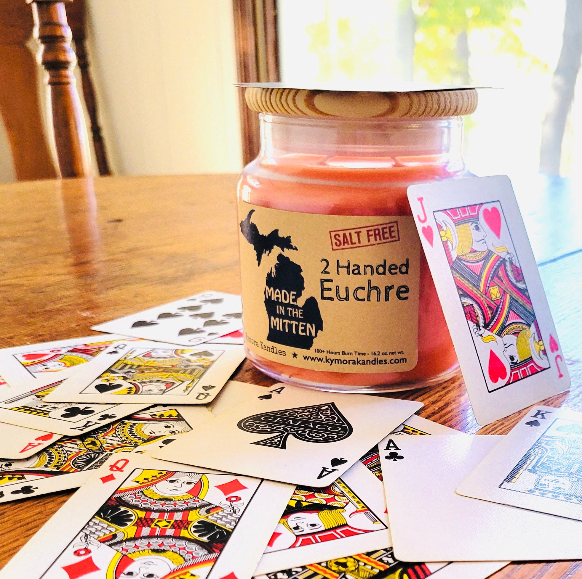 2 Handed Euchre - Kylie Jar | Kymora Kandles